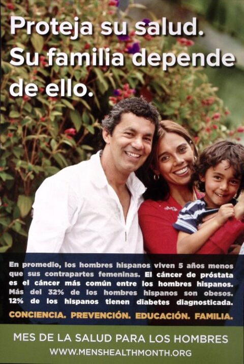 Men's Health Month Poster - Spanish - Men's Health Network